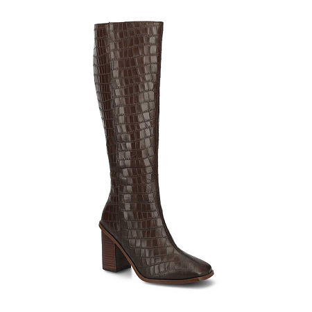 Click here for Journee Signature Womens Tamori Stacked Heel Dress... prices