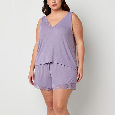Click here for Ambrielle Womens V-Neck Sleeveless 2-pc. Plus Paja... prices