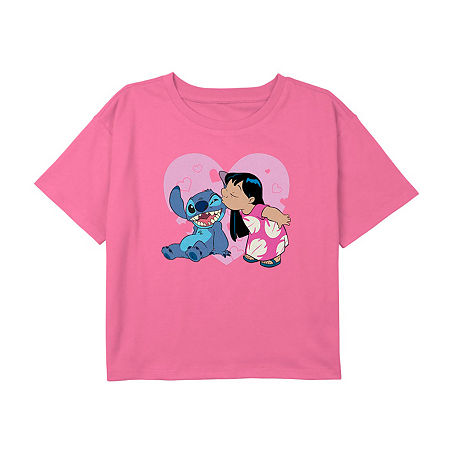 Click here for Disney Collection Little & Big Kid Girls Crew Neck... prices