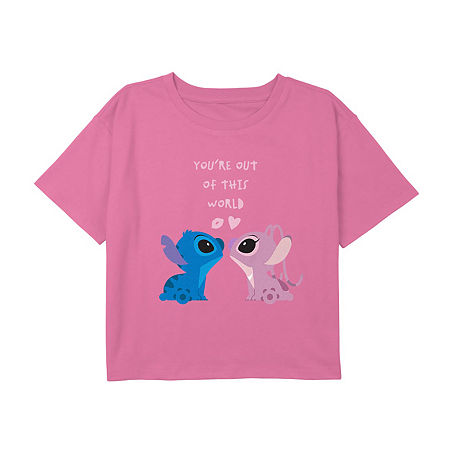 Click here for Disney Collection Little & Big Kid Girls Crew Neck... prices