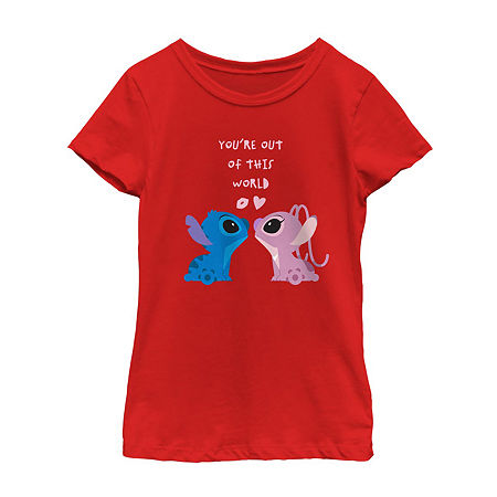 Click here for Disney Collection Little & Big Kid Girls Crew Neck... prices
