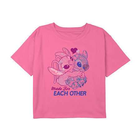 Click here for Disney Collection Little & Big Kid Girls Crew Neck... prices