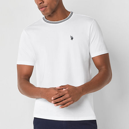 Click here for U.S. Polo Assn. Tipped Stretch Mens Crew Neck Shor... prices