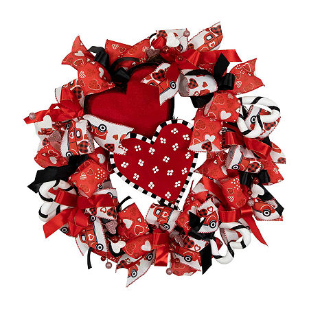 Click here for Northlight Ribbon And Twig Wreath  One Size  Red prices