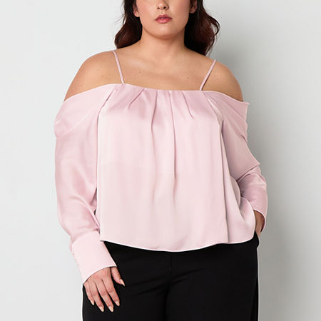 Click here for Bold Elements Womens Straight Neck Long Sleeve Sat... prices