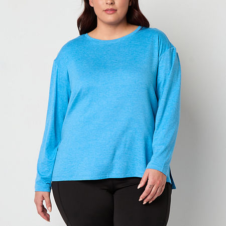 Click here for Xersion Womens Plus All Day Crew Neck Long Sleeve... prices