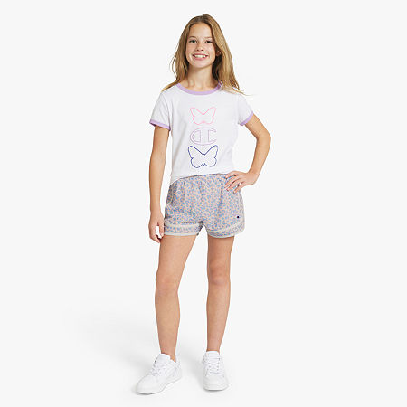 Click here for Champion Girls 7-16 Printed Woven Varsity Pull-On... prices