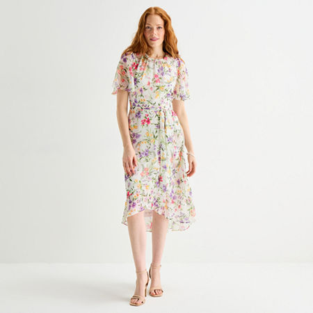 Click here for Jessica Howard Womens Short Sleeve High-Low Fit +... prices