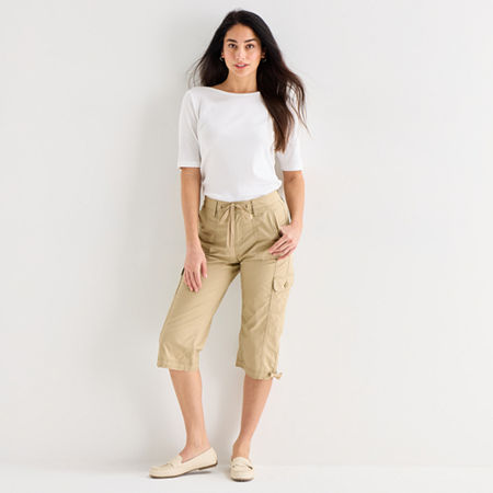 Click here for St. Johns Bay Womens Tall Straight Mid Rise Capri... prices