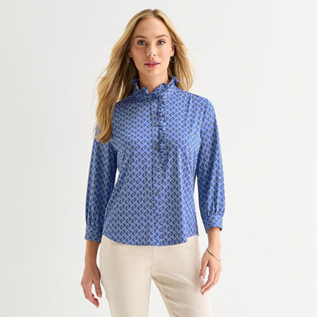 Click here for Liz Claiborne Womens Long Sleeve Blouse  Small  Bl... prices
