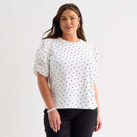 Click here for Liz Claiborne Womens Plus Crew Neck Short Sleeve B... prices