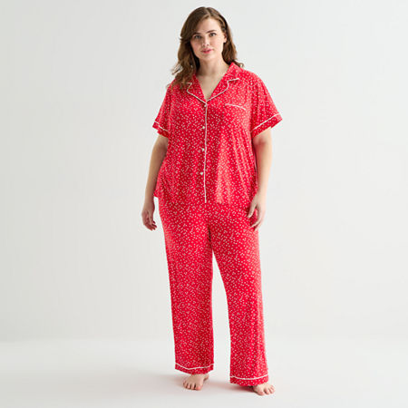 Click here for Jaclyn Womens Short Sleeve 2-pc. Plus Pajama Sets... prices