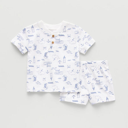 Click here for Okie Dokie Baby Boys 2-pc. Short Set  Newborn  Whi... prices