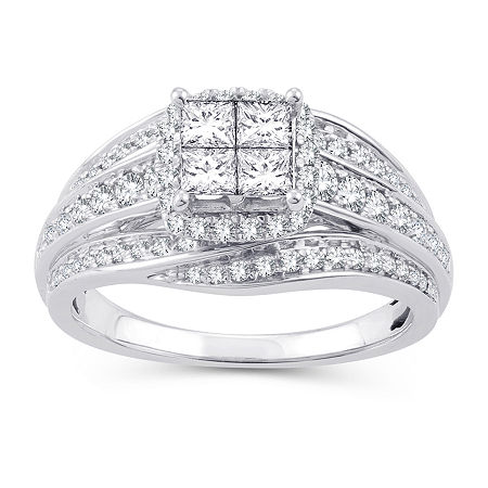Click here for Womens 1 CT. T.W. Natural White Diamond 10K White... prices