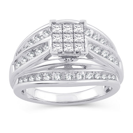 Click here for Womens 1 CT. T.W. Natural White Diamond 10K White... prices