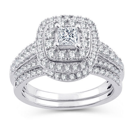Click here for Womens 1 CT. T.W. Natural White Diamond 10K White... prices