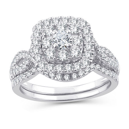 Click here for Womens 1 CT. T.W. Natural White Diamond 10K White... prices