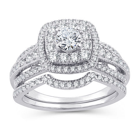 Click here for Womens 1 CT. T.W. Natural White Diamond 10K White... prices