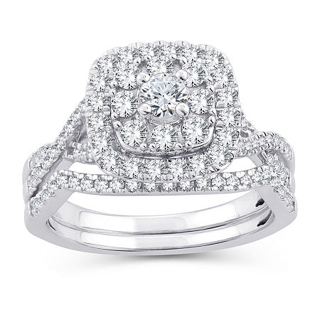 Click here for Womens 1 CT. T.W. Natural White Diamond 10K White... prices