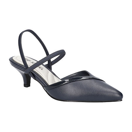 Click here for Easy Street Unna Womens Kitten Heel Pumps  9 Narro... prices