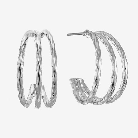 Click here for Liz Claiborne Open Womens 20mm Hypoallergenic Hoop... prices