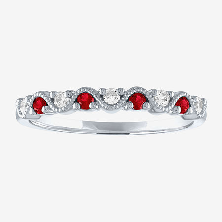Click here for Modern Bride Gemstone Wedding Band with Emerald  S... prices