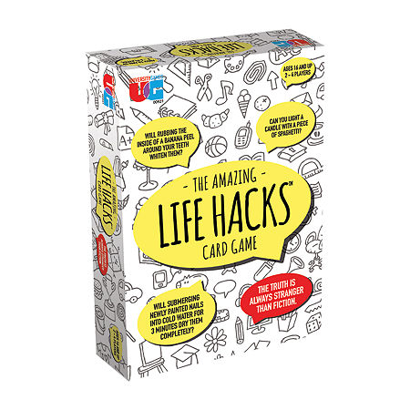University Games The Amazing Life Hacks Card Game Card Game  One Size  Multiple Colors