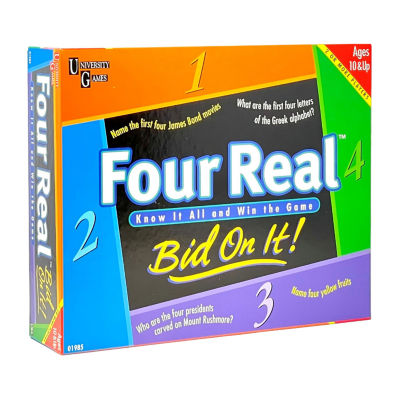 University Games Four Real Board Game, Color: Multi - JCPenney