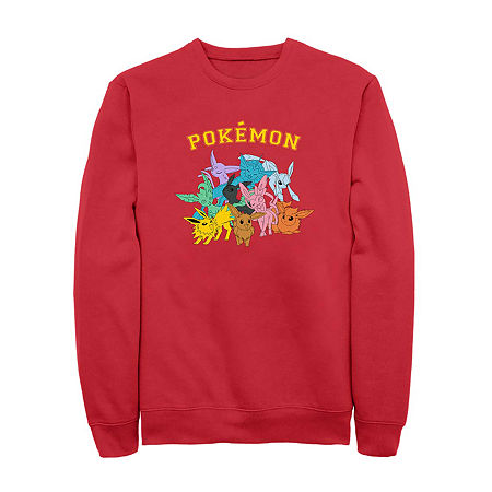 Click here for Mens Long Sleeve Pokemon Sweatshirt  Large  Red prices
