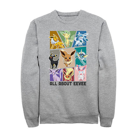 Click here for Mens Long Sleeve Pokemon Sweatshirt  Xx-large  Gra... prices