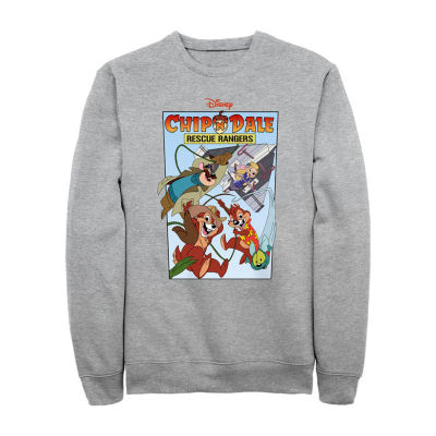 Mens Crew Neck Long Sleeve Sweatshirt, Color: Ath Htr - JCPenney