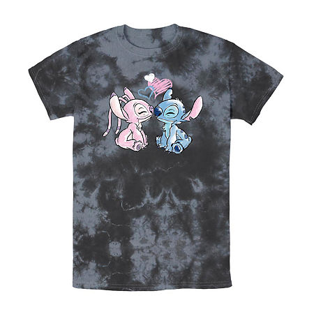 Click here for Mens Short Sleeve Lilo & Stitch Graphic T-Shirt  S... prices