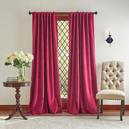 Click here for Martha Stewart Lucca Velvet Rod Pocket Blackout Se... prices