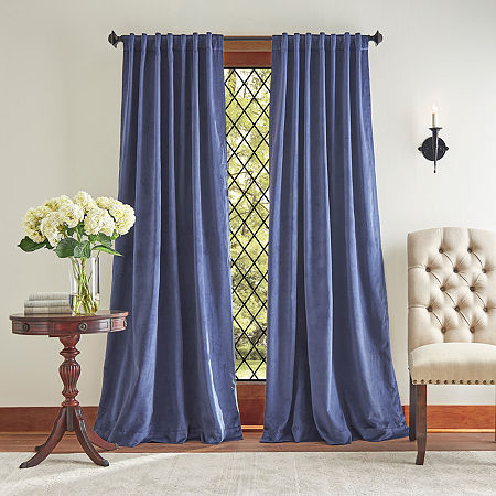 Click here for Martha Stewart Lucca Velvet Rod Pocket Blackout Se... prices