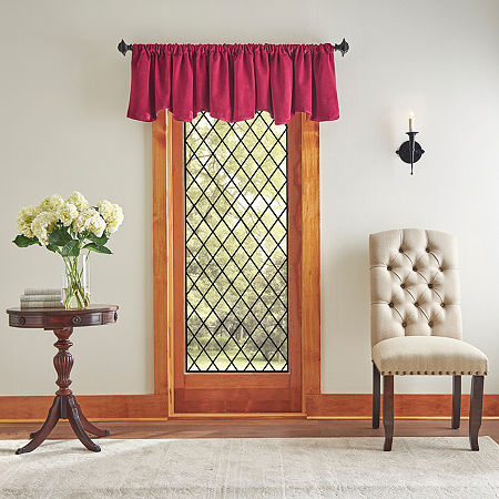 Click here for Martha Stewart Lucca Velvet Rod Pocket Scallop Val... prices