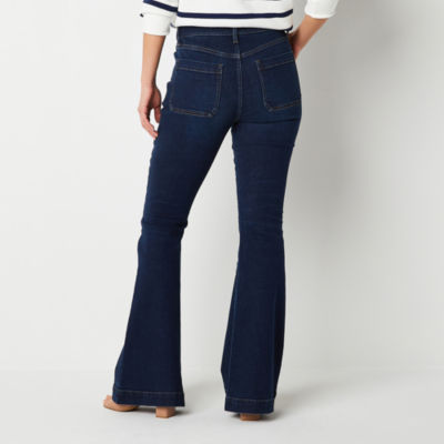 a.n.a Womens High Rise Flare Leg Jean - JCPenney