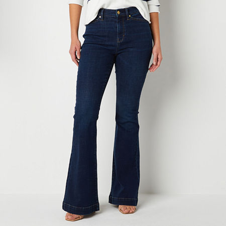 Click here for a.n.a Womens High Rise Flare Leg Jean  12  Blue prices