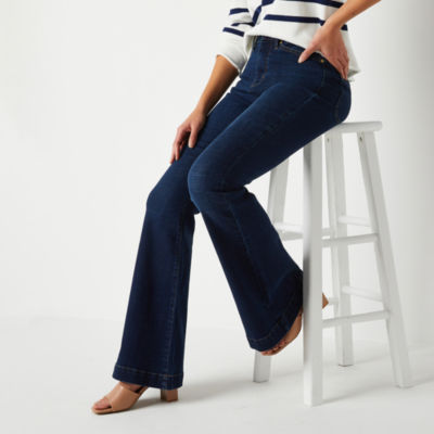 a.n.a Womens High Rise Flare Leg Jean - JCPenney