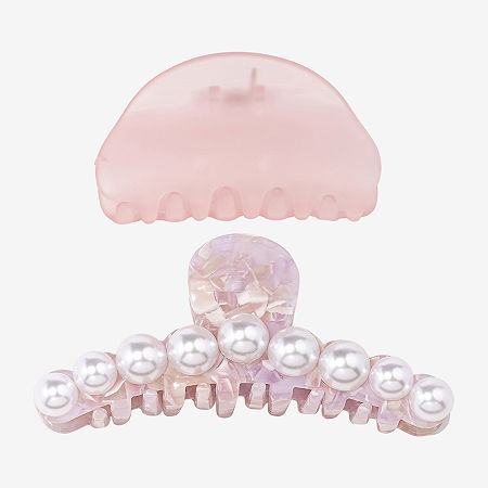 Click here for Bijoux Bar 2-pc. Hair Clip  One Size  Pink prices