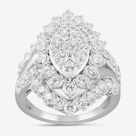 Click here for Womens 4 CT. T.W. Lab Grown White Diamond 10K Gold... prices