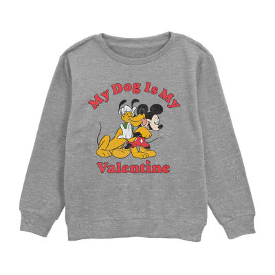 Disney Collection Little & Big Boys Crew Neck Short Sleeve Mickey and ...