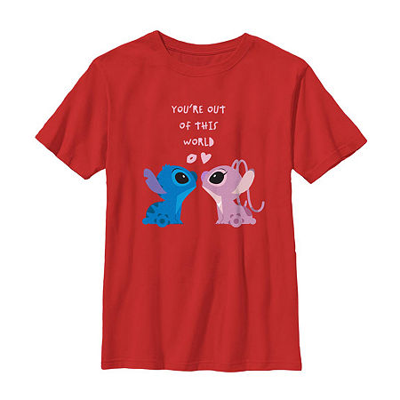Click here for Disney Collection Little & Big Kid Boys Crew Neck... prices