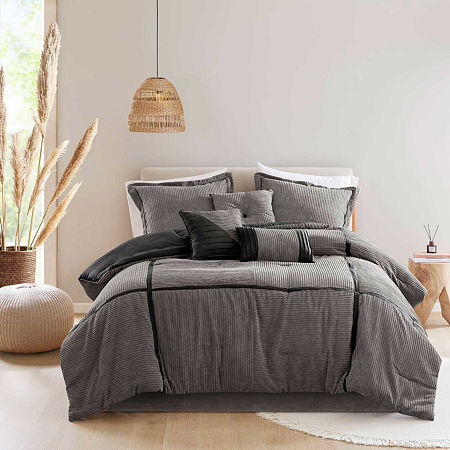 Madison Park Dallas 7-Pc. Comforter Set  Queen - Grey