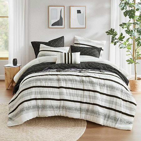 Click here for Madison Park Carolina Stripe Comforter Sets prices
