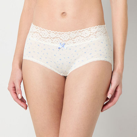 Click here for Arizona Body Cotton with Lace Boyshort Panty  X-la... prices