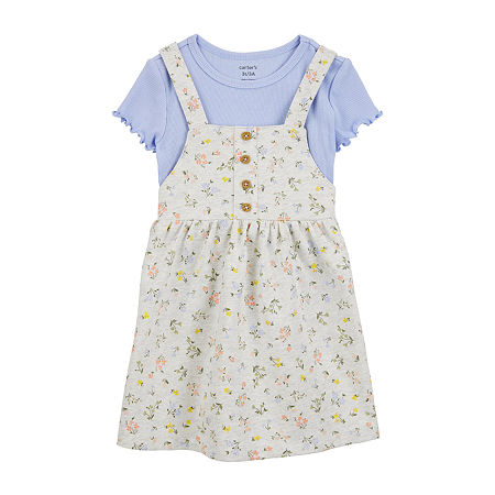 Click here for Carters Toddler Girls Floral Dress Set  2t  Blue prices