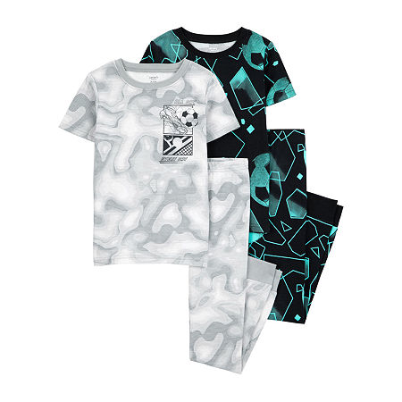 Click here for Carters Little & Big Kid Boys Rib Round Neck Short... prices