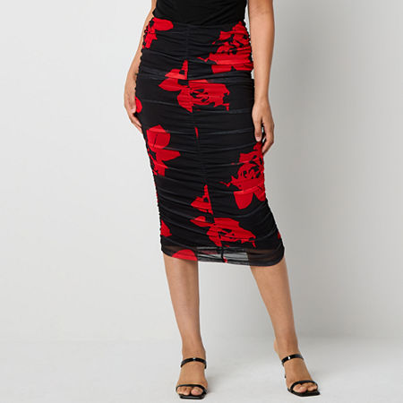 Click here for Bold Elements Womens Midi Pencil Skirt  Medium  Bl... prices