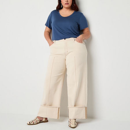 Click here for a.n.a - Plus Womens Highest Rise Wide Leg Jean  30... prices