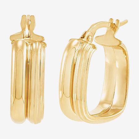 Click here for Gold Addiction Womens 10K Gold Hoop Earrings  One... prices